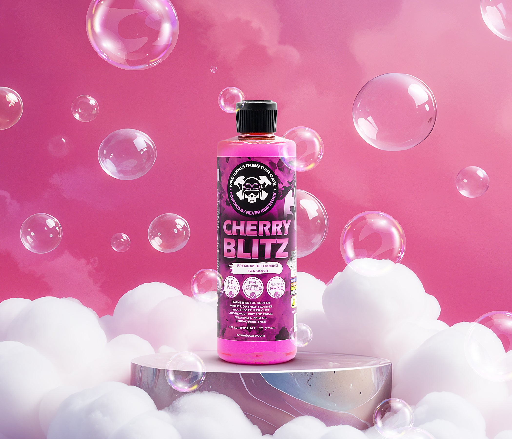 Cherry Blitz Premium Foaming Car Wash 16oz – NRS Auto Care